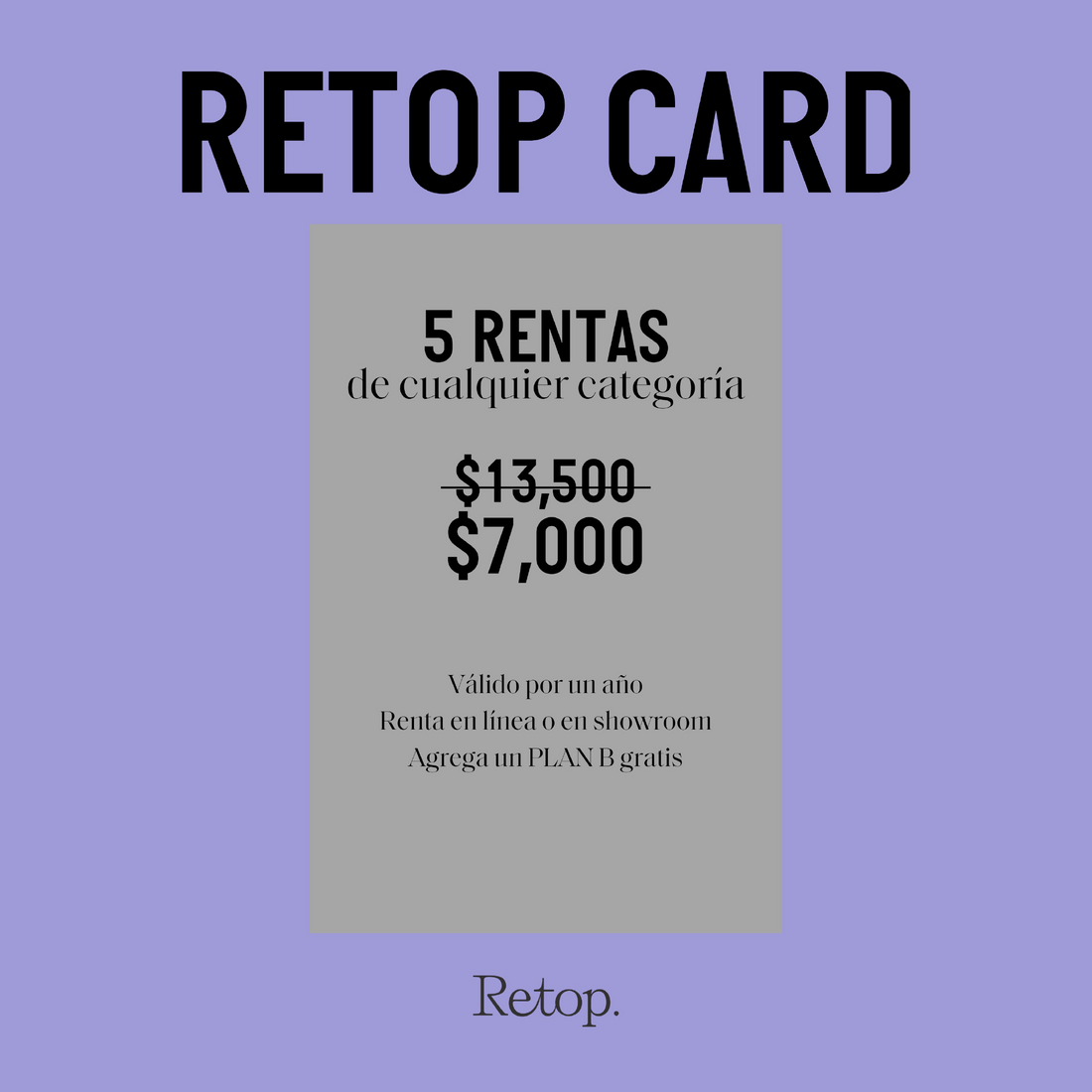 Membresía Retop